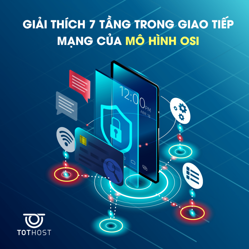 Giải thích 7 tầng trong giao tiếp mạng của mô hình OSI | TotHost